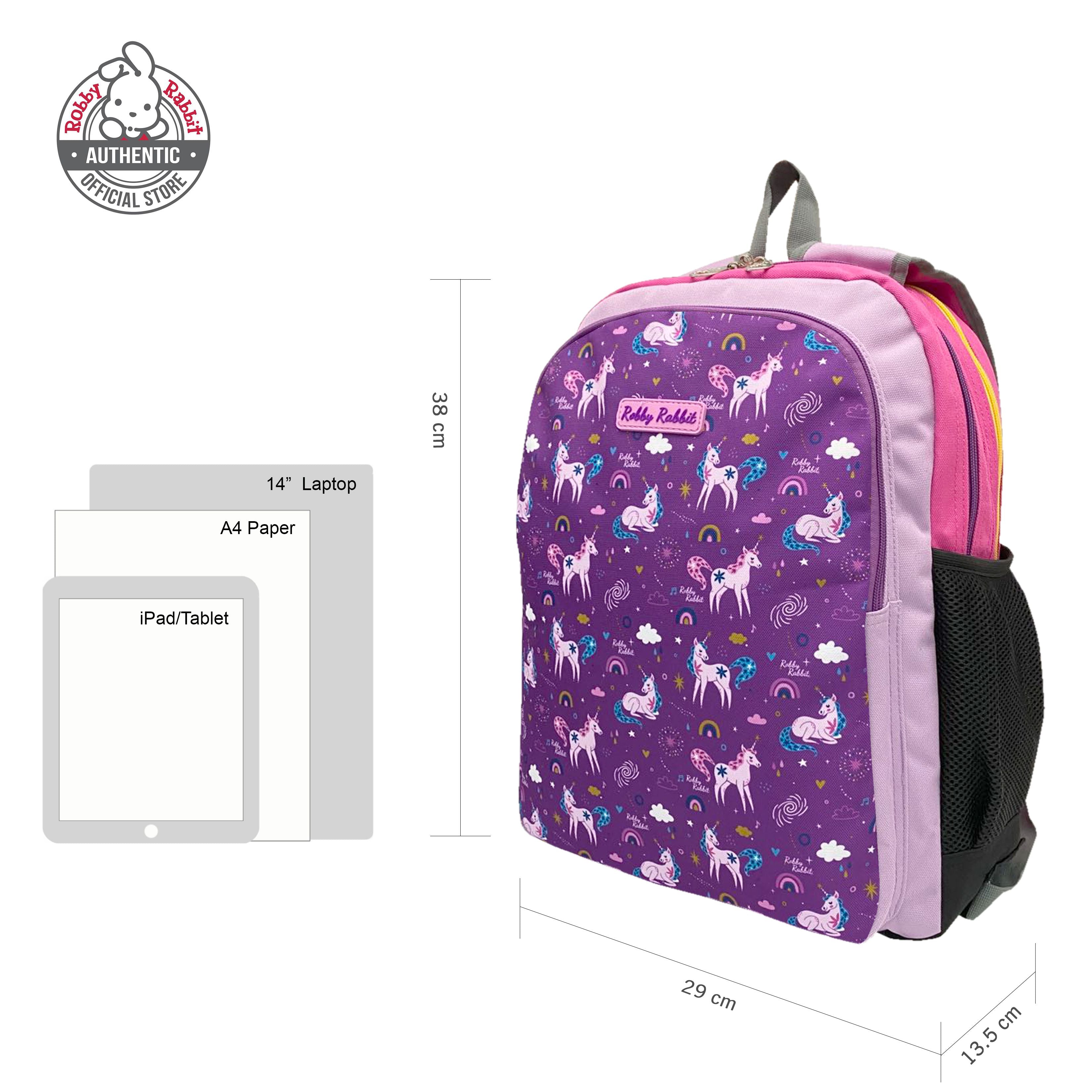 Robby Rabbit Magical Fantasy Reversible Backpack 15"